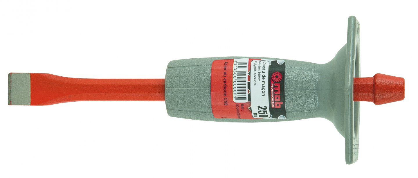 Burin maçon 16x350 mm acier trempé pour frappe puissante